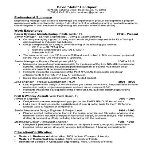 Resume_John Henriquez_2017 | DOC