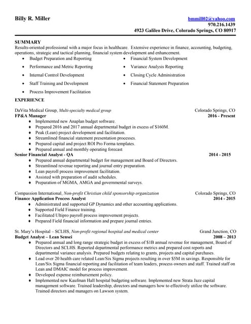 Eric Resume - Generic | PDF