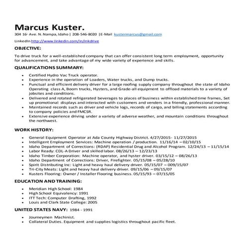 STD RESUME | DOCX