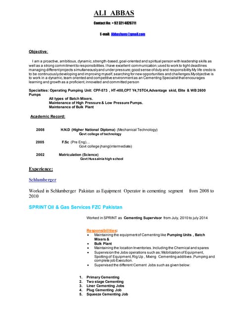 ResumeAbraham2016 | PDF