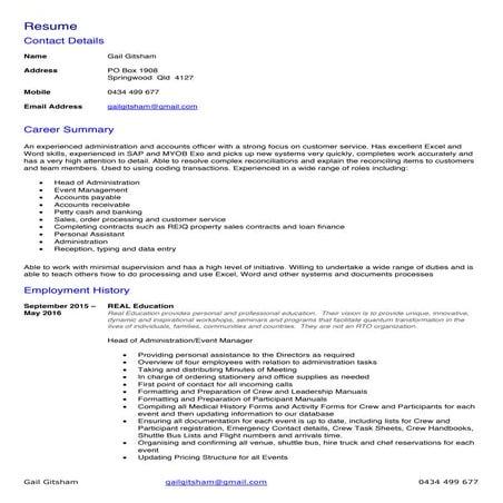 Susan Resume 2017 | DOC