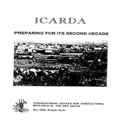 ICARDA: preparing for its second decade | PDF