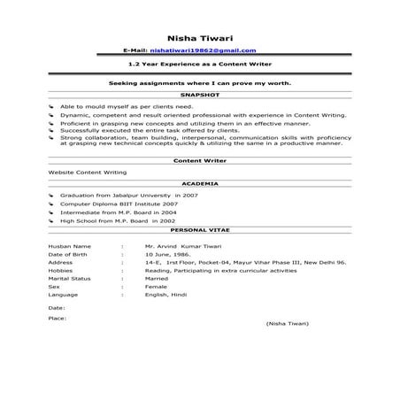 Nisha_cv | DOC