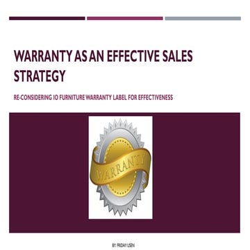 WARRANTY LABEL | PDF | Consumer Electronics | Technology & Computing