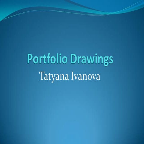 Portfolio Drawings | PPT