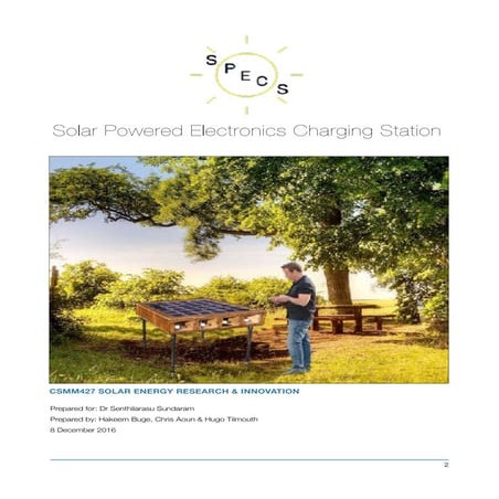 Solar Group Project Report | PDF
