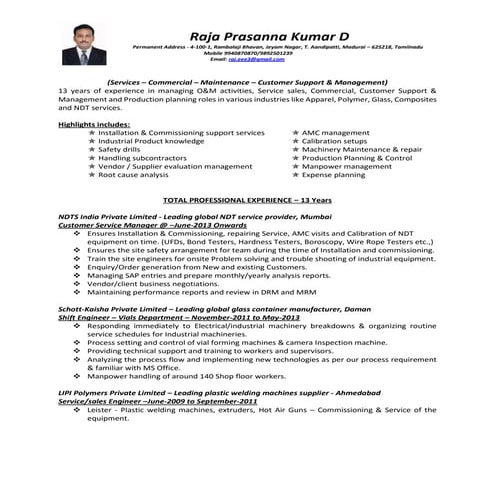 Dinesh Simmadorai CV | PDF