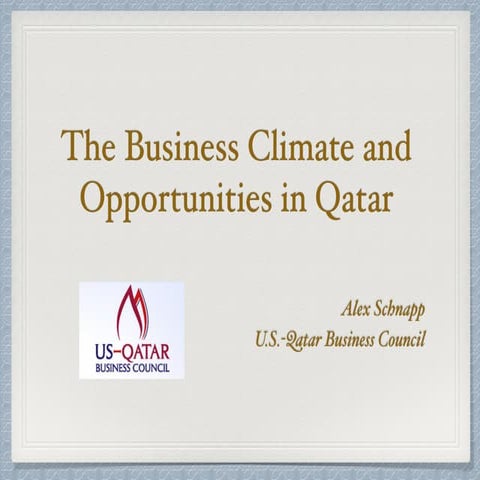 Qatar Presentation | PPT