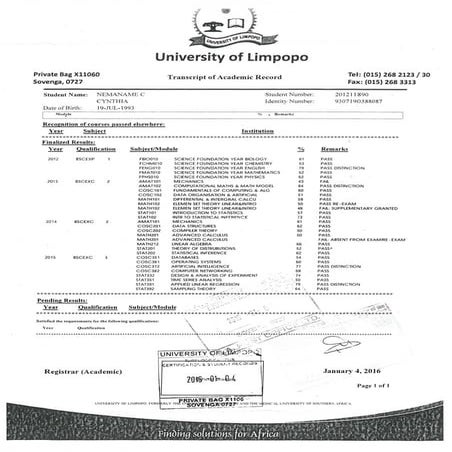 academic record | PDF