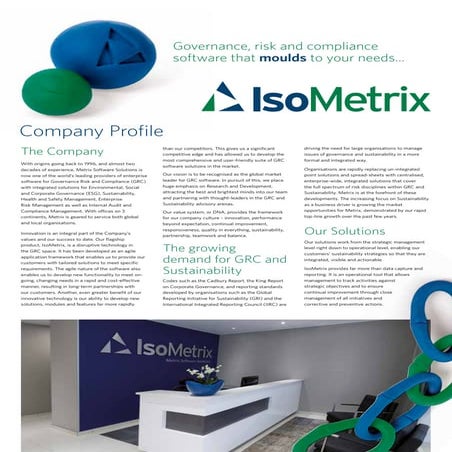 IsoMetrix Company Profile | PDF