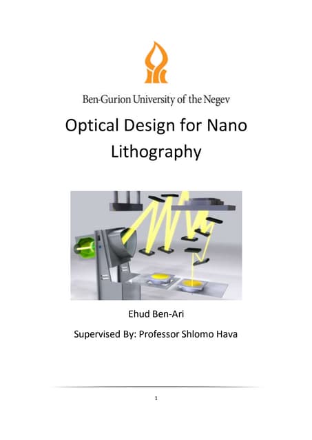 Nano lithography techniques | PPT