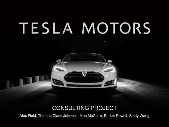 Tesla Company Presentation | PPTX | Automotive Industry | Industries
