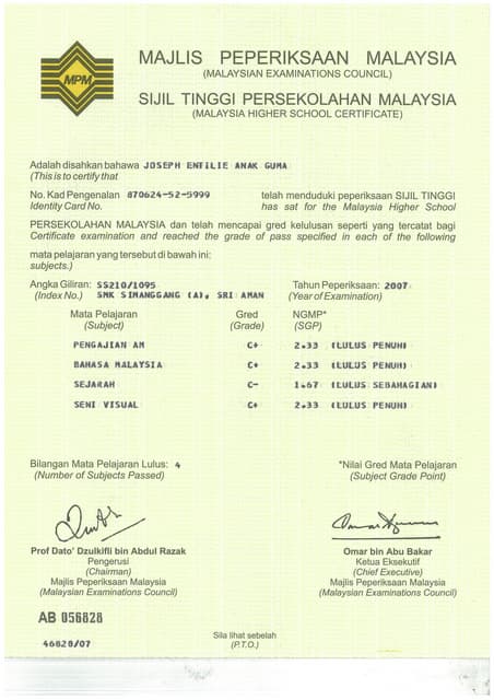 Penilaian Menengah Rendah (PMR) | PDF