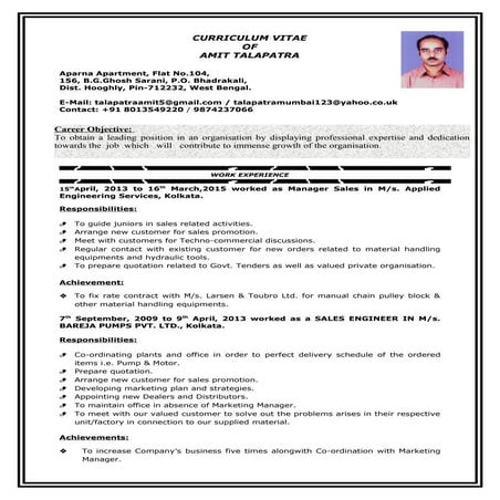 CV_Amit | PDF