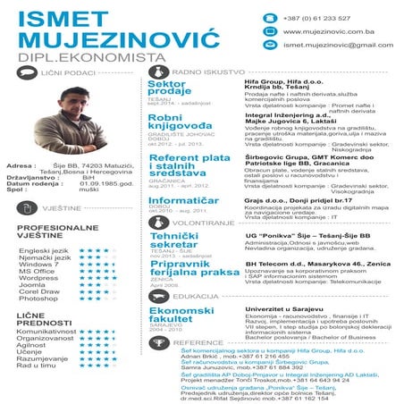 Ismet CV zadnji 11.07.2015