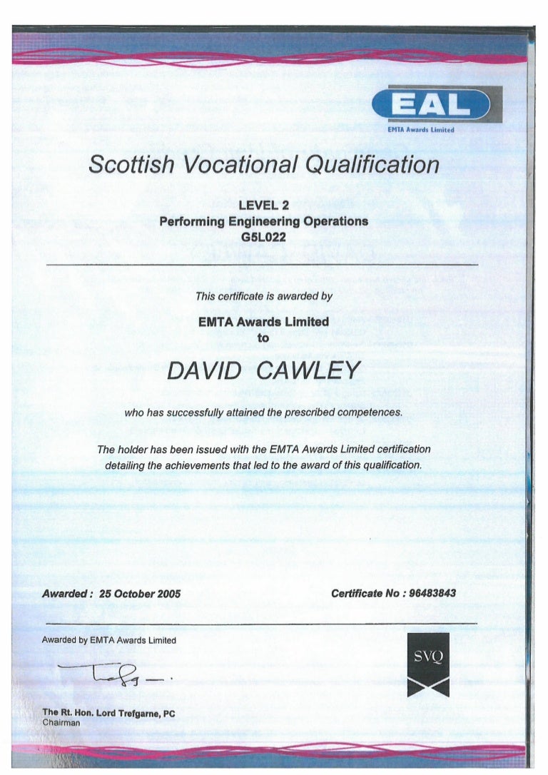 SVQ Level 2 Aberdeen College 2005 svq-level-2-aberdeen-college-2005