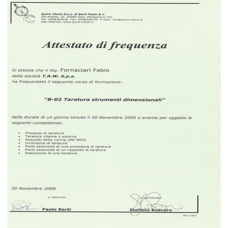 corso taratura strumenti di misura | PDF