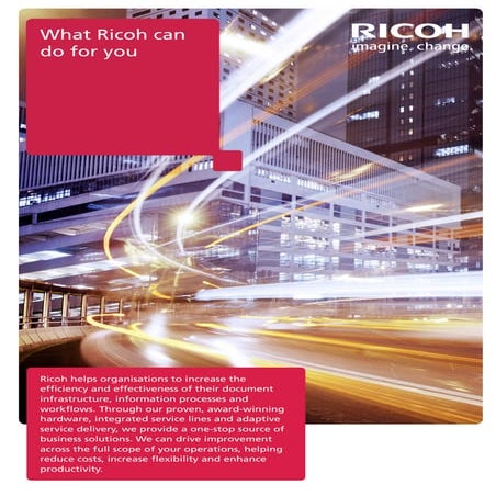 Ricoh Services Overview | PDF