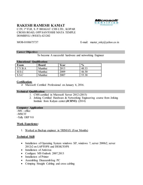 Resume_jeevan2015 | PDF