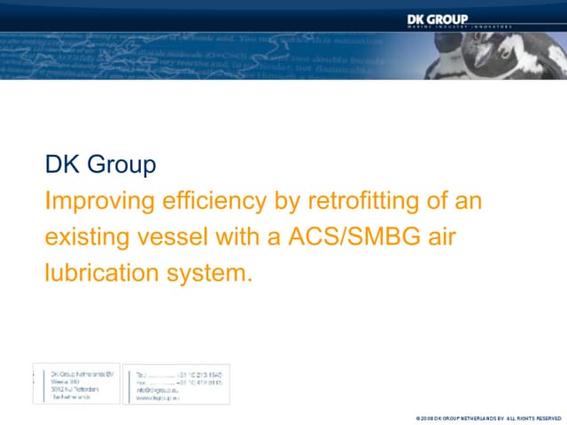 Air hull lubrication system | PPTX