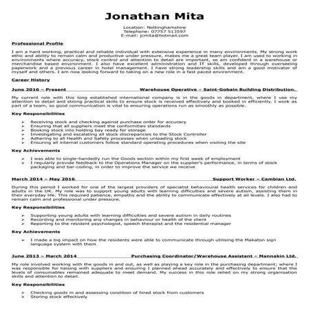 Jonathan CV | PDF