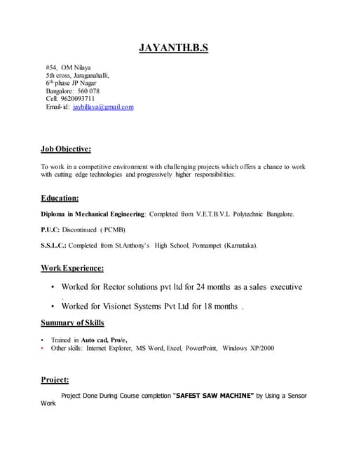 CK resume | PDF