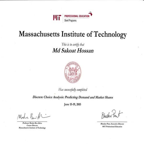 USACE CQM Certificate | PDF