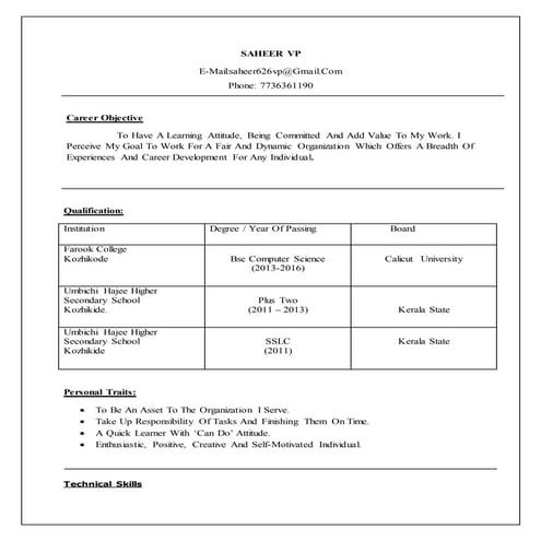 MY RESUME | DOCX