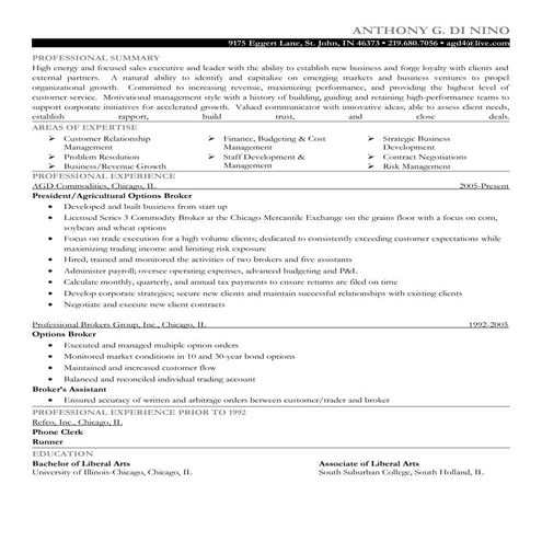 Albert Sanchez Resume # | DOC
