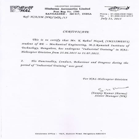 internship certificate | PDF