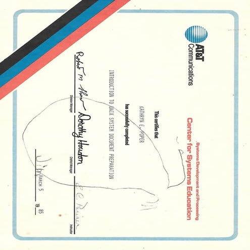 Corel Word Perfect certificate | PDF