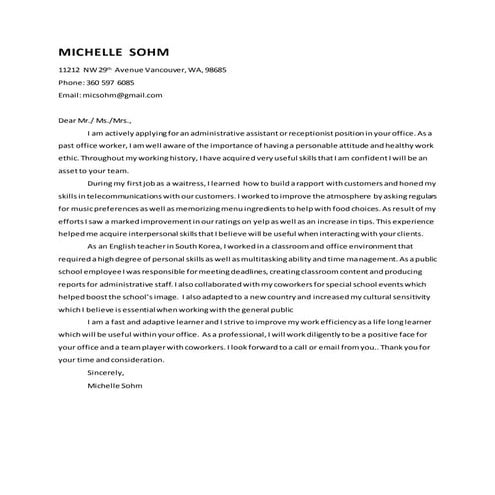 Letter of Recommendation | DOCX