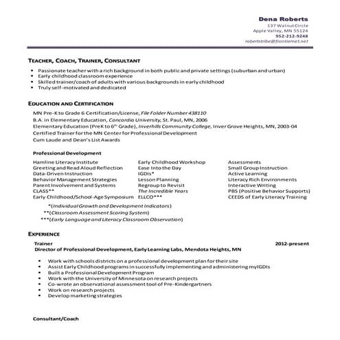 revised resume 2015 | PDF