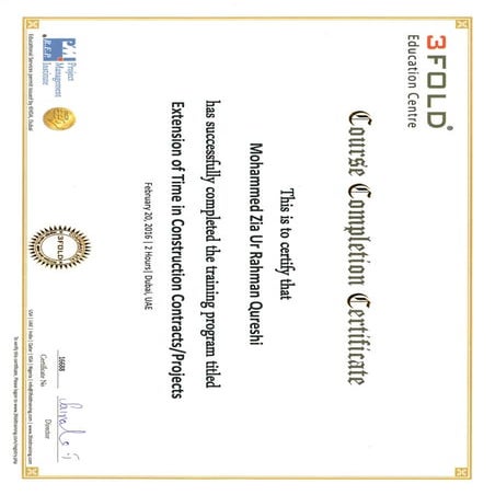 Certificate for Extension of Time in Construction Contracts-Projects | PDF