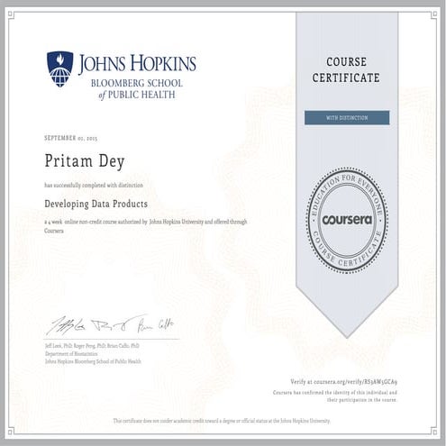 9. Coursera devdataprod 2015 | PPT