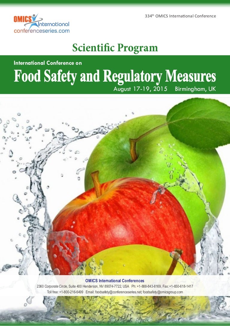 Food Safety-2015_Conference Agenda