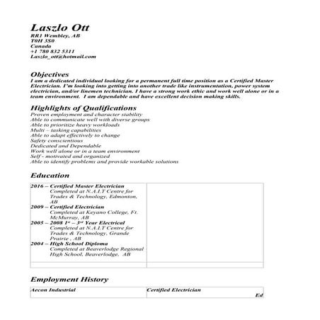 Ott, Laszlo CV | DOC