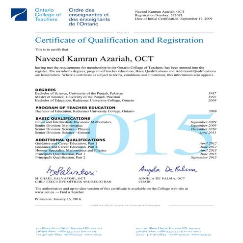 OCT-Certificate | PDF | Education