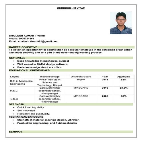 SHAILESH RESUME | DOC