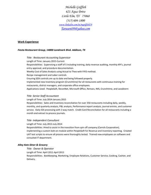 Holly Ruff Resume | PDF