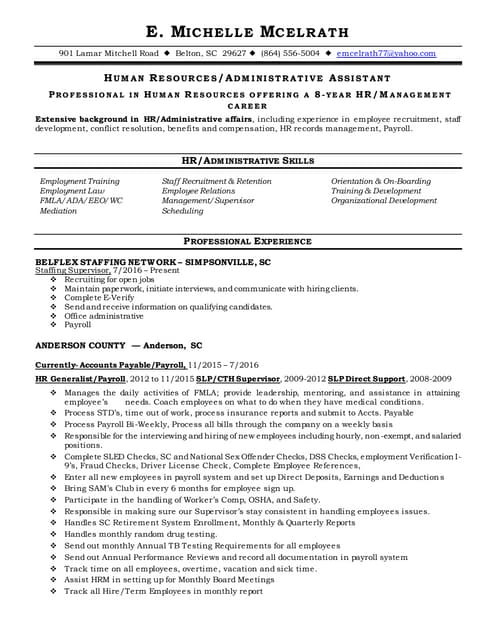 USA JOBS Resume | PDF