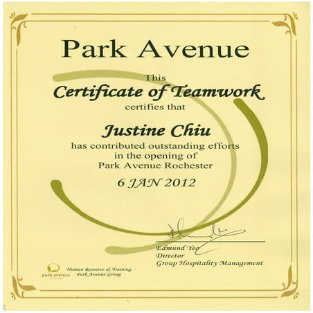 Certificate of Teamwork | PDF