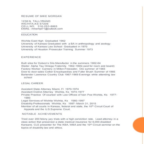 Resume revised 4315 | DOCX | Legal Services Industry | Industries