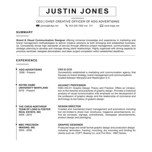 Justin Jones Resume | PDF