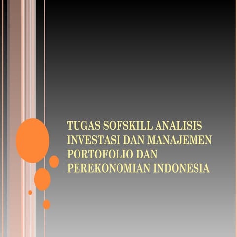 tugas softskill perekonomian indonesian | PPT
