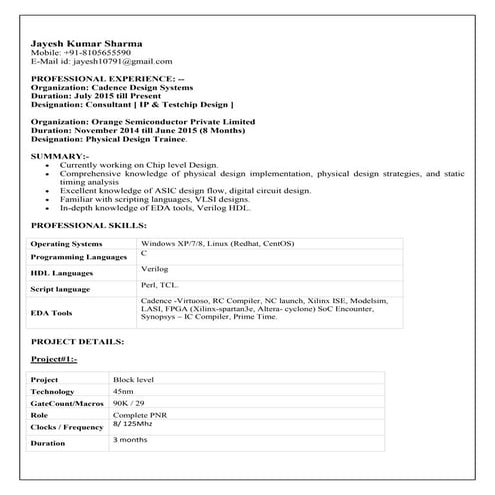 jayesh_resume | PDF