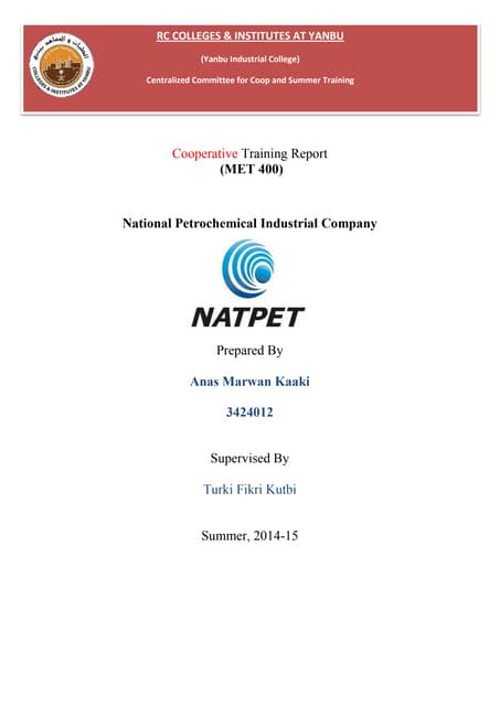 YANPET (training) certificate | PDF