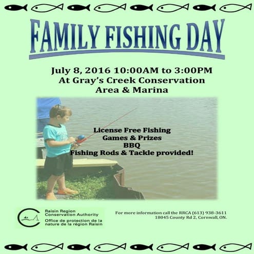 Family Fishing Day Poster | DOCX