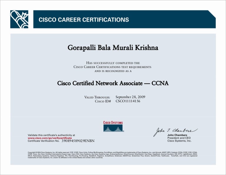 CCNA_E-cert