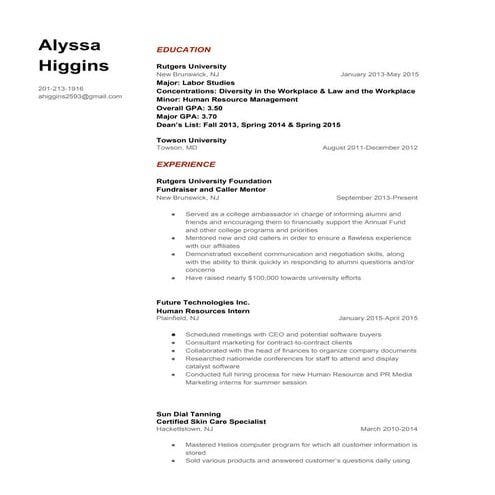 ProfessionalResume | PDF